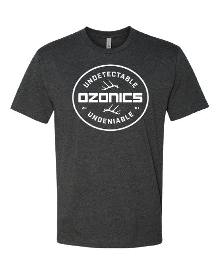 Ozonics Emblem T-Shirt, Charcoal - Ozonics Hunting